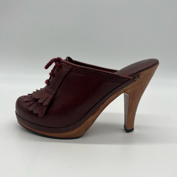 Quali Craft | Shoes | Quali Craft Womens High Heels Clogs Size 5b Red ...